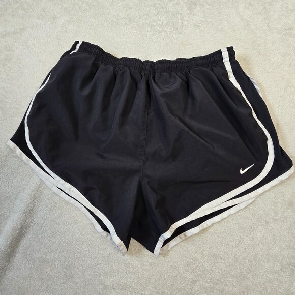 Nike | Shorts | Nike Drifit Running Shorts Womens M Black White Trim ...
